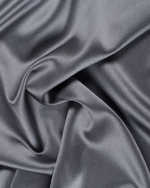 Shop now Dark Silver Silky Stretch Satin by Yard- Kiki Textiles – KikiTextiles