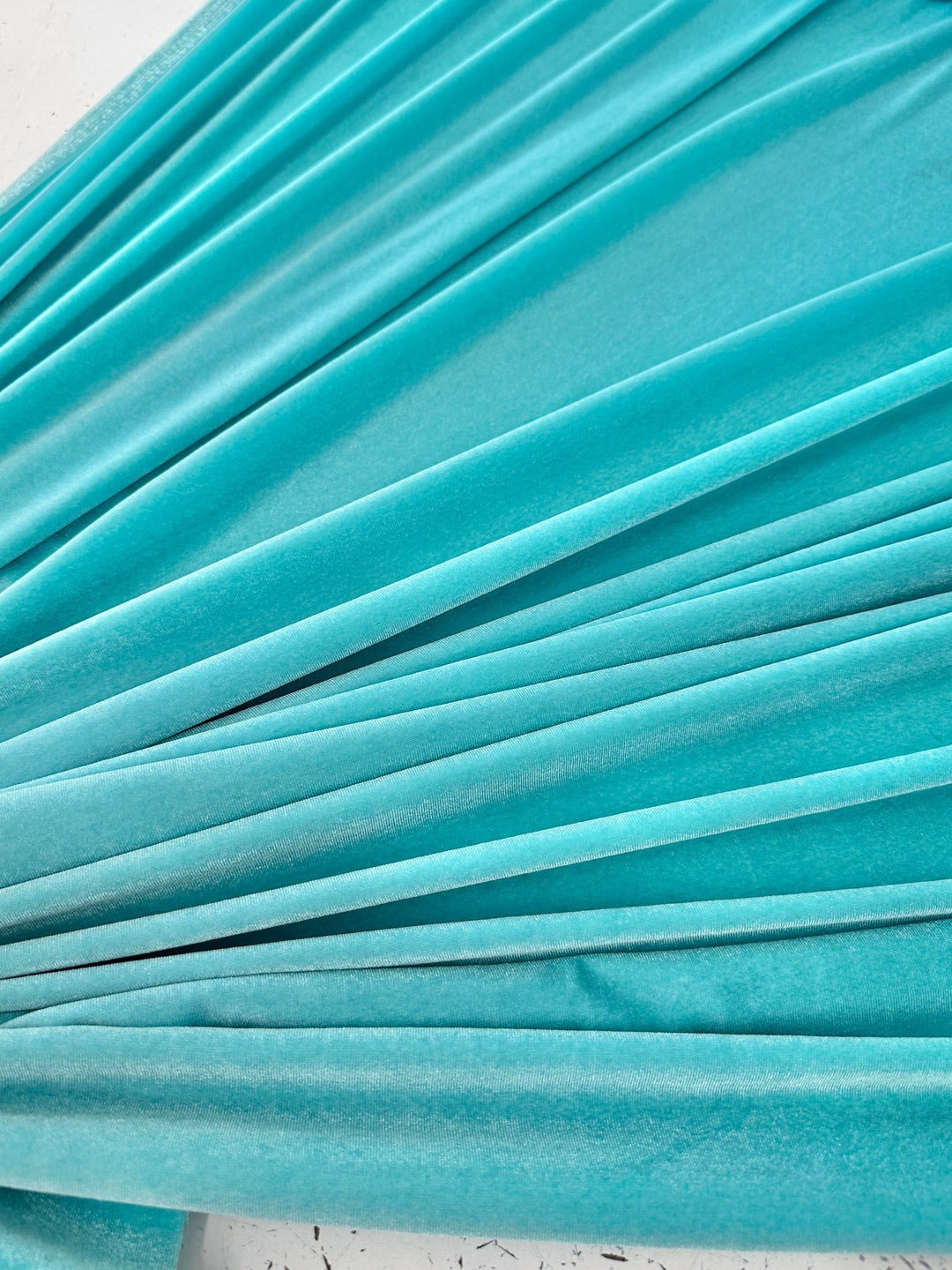 Tiffany Blue Stretch Velvet – KikiTextiles
