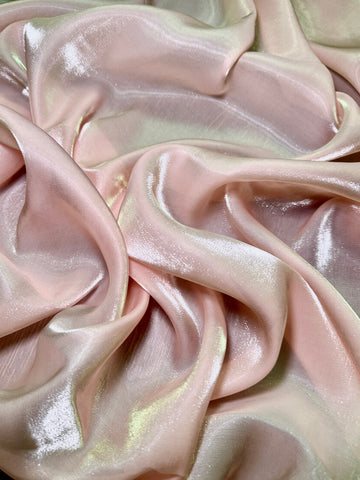 Blush Pink Water Liquid Shimmery Chiffon – KikiTextiles