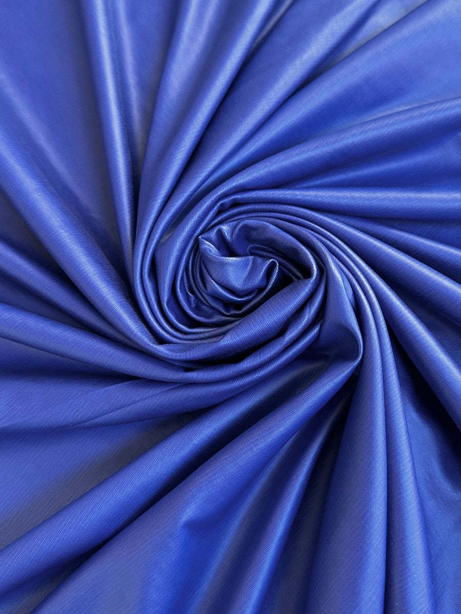 Royal Blue 4 Way Stretch Leather – KikiTextiles
