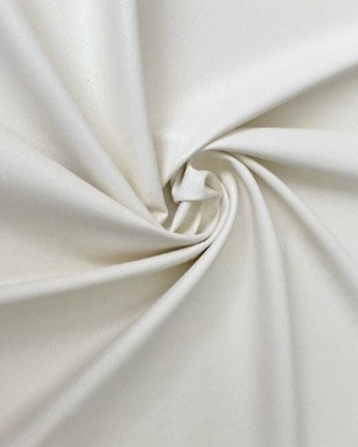 Shop now Off White 2 Way Stretch Faux Leather by Yard- Kiki Textiles ...