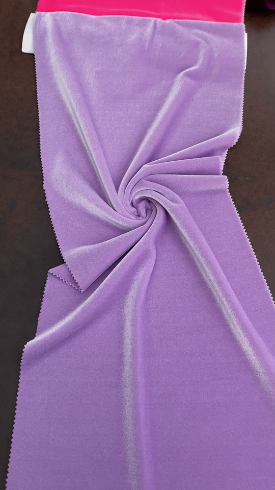 Lilac Stretch Velvet – KikiTextiles