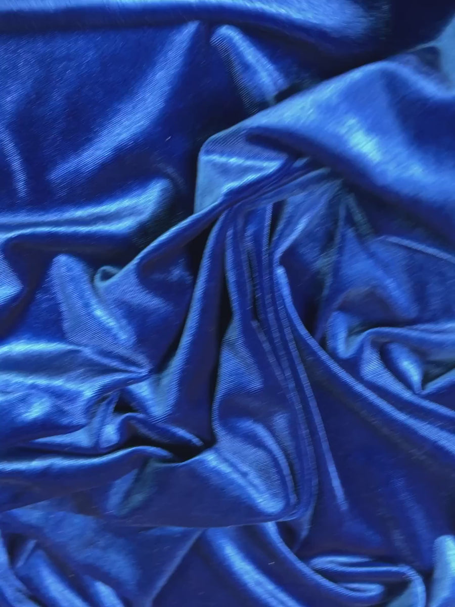 Royal Blue Stretch Velvet – KikiTextiles