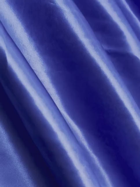 Shop now Blue Duchesse Satin by Yard- Kiki Textiles – KikiTextiles