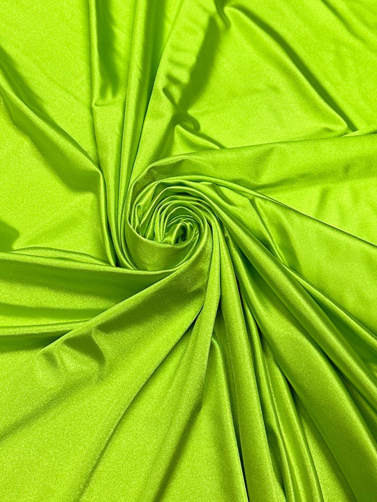 Lime Green Shiny Nylon Spandex – KikiTextiles