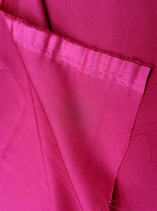 Shop now Hot Pink Silky Stretch Satin by Yard- Kiki Textiles – KikiTextiles