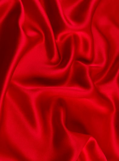 Red Silky Stretch Satin – KikiTextiles