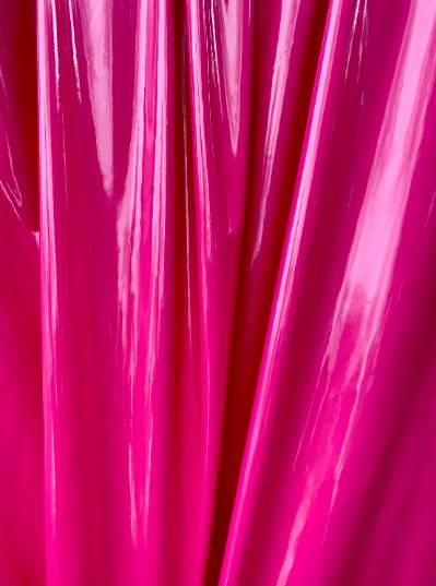 Hot Pink Glossy Stretch Patent Leather/Latex – KikiTextiles