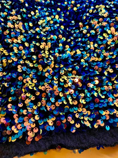 Multicolor Sequin on Velvet – KikiTextiles