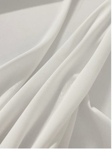 Shop now White Stretch Crepe by Yard- Kiki Textiles – KikiTextiles