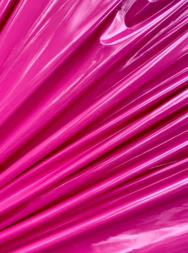 Hot Pink Glossy Stretch Patent Leather/Latex – KikiTextiles